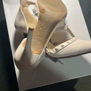 Jessica Simpson | Shoes | Jessica Simpson Pale Pink Heels Perfect Color ...